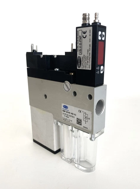 SCHMALZ SMP 20 NC AS VD Compact Ejector, VS-V-D-PNP, 10.02.02.00578/3 ...