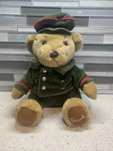 VINTAGE HARRODS DEPARTMENT Store Green Uniform Doorman Plush Stuffed ...