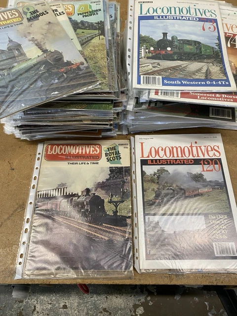 LOCOMOTIVES ILLUSTRATED TRAIN Railway Magazine - Issues 1 to 120 , Job ...
