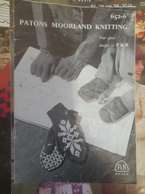 13 X PATONS Knitting Patterns Job Lot Gloves Baby Clothes Etc £5.44 ...