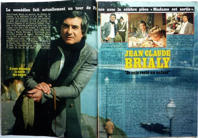 JEAN-CLAUDE BRIALY => coupure de presse 2 PAGES 1981 / FRENCH CLIPPING ...