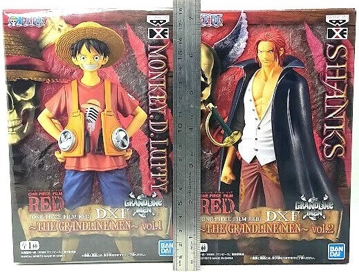 ONE PIECE FILM RED Luffy Shanks Figure DXF THE GRANDLINE MEN Japan Free Shipping £72.76 ...