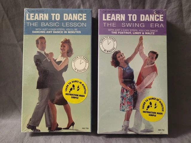 LEARN TO DANCE In Minutes VHS The Basic Lessons & Swing Era Bundle ...