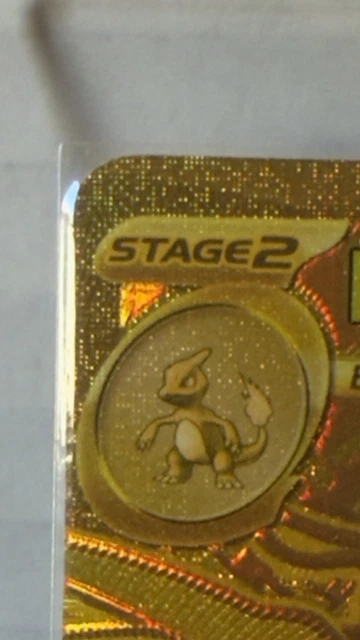 GOLD MEGA CHARIZARD X EX Phantasmal Flames 130/94 Mega Ultra Rare ...