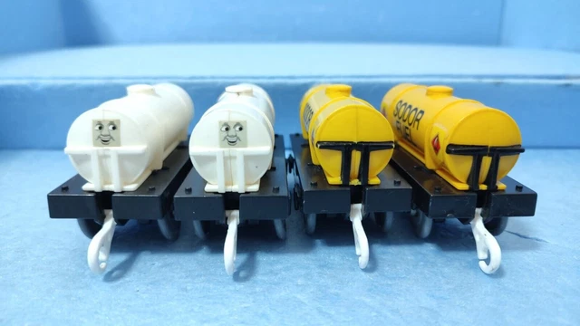 THOMAS & FRIENDS Plarail Trackmaster TOMY Sodor Fuel Tank Milk Tank ...