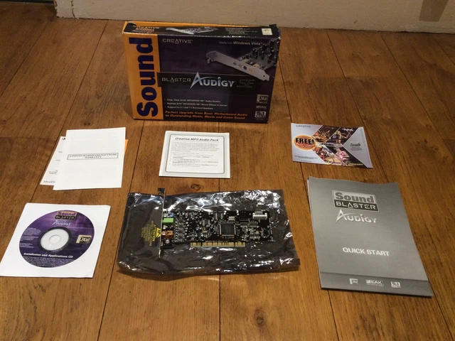 CREATIVE SOUNDLABS BLASTER Card Model SB070 Audigy SE, Original Box And ...