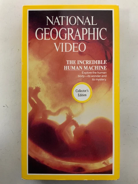 NATIONAL GEOGRAPHIC THE Incredible Human Machine 1986 VHS VHSshop EUR ...
