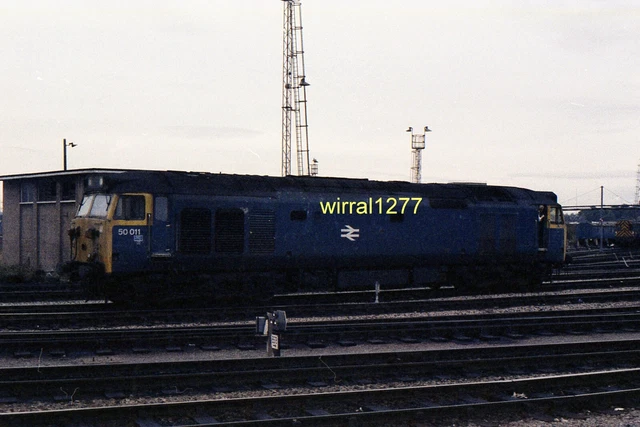 ORIGINAL RAILWAY PHOTOGRAPHIC negative Class 50 50011 at Bristol £3.00 ...