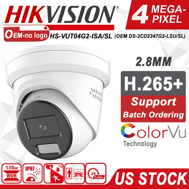 Hikvision 4mp Colorvu Acusense Oem Ds 2cd2347g2 Lsu Sl Ip Camera Poe 2