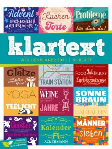 CALENDRIER DES DICTONS en texte clair - planificateur hebdomadaire ...