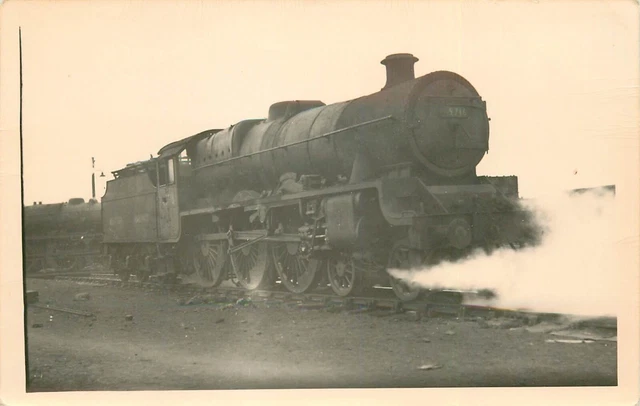 PHOTOGRAPH GWR 45716 Swiftsure Steam Locomotive Crewe Works (LNWR/LMS ...
