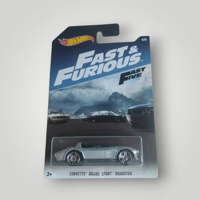2016 HOT WHEELS Fast & Furious Corvette Grand Sport Roadster Silver ...