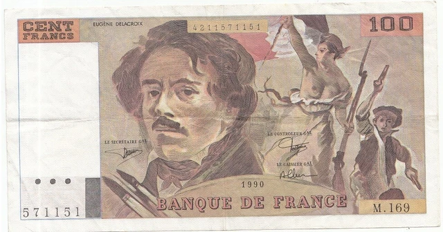 FRANCE BILLET DE 100 Francs Delacroix 1990 EUR 7,00 - PicClick FR FRANCE BILLET DE 100 Francs Delacroix 1990 EUR 7,00 - PicClick FR