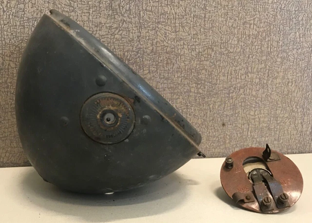 VINTAGE ORIGINAL BMW Zundapp DKW Motorcycle Headlight Bucket Shell 7" £ ...