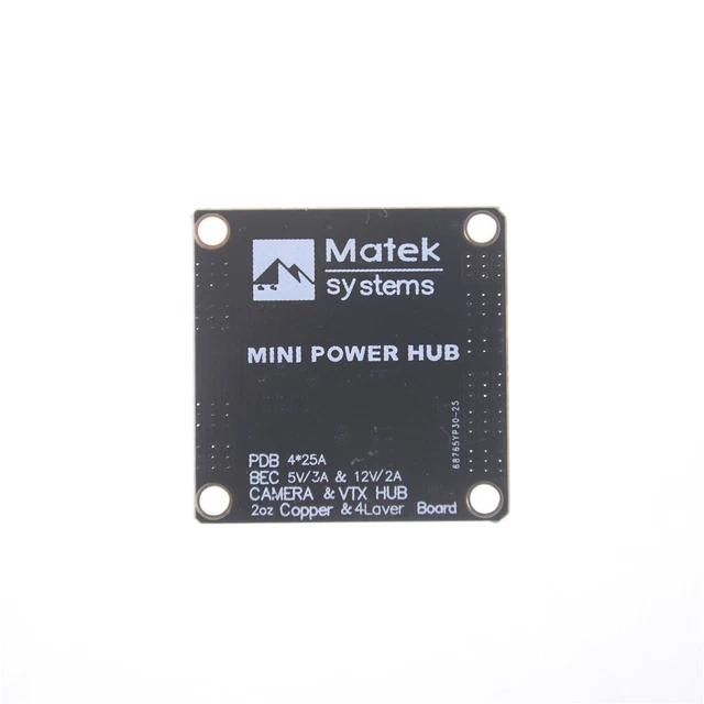 MATEK MINI POWER Hub Power Distribution Board PDB with BEC 5V & 12V for ...