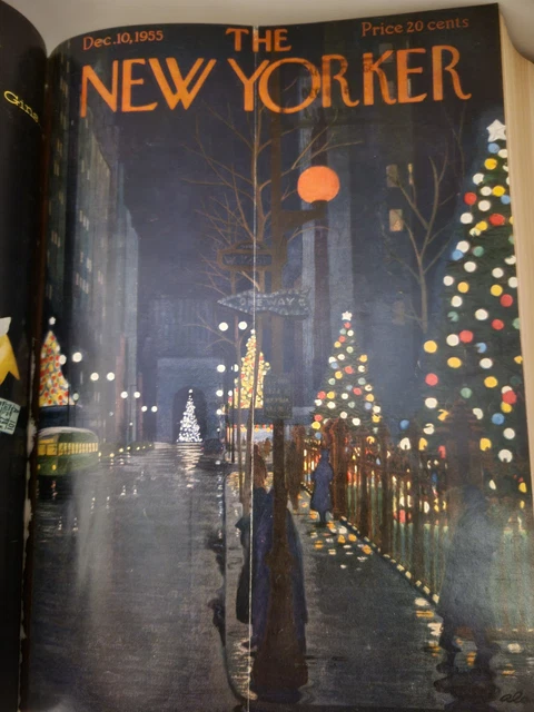 NEW YORKER DEC 1955-Feb 1956 Bound Volume #31 13 Issues Arno Steig Covers £54.29 - PicClick UK