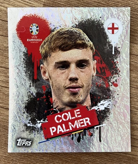 TOPPS EURO 2024 Sticker Cole Palmer Artist Foil ENG 3 England £2.99 ...