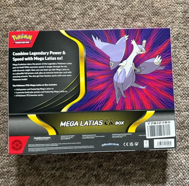 POKEMON TCG MEGA Evolution Mega Latios EX Box Brand New & Sealed - In ...