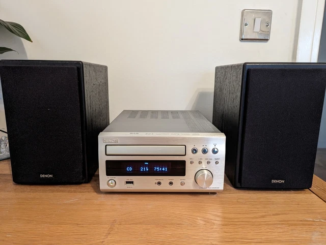 DENON RCD-M38DAB MICRO hi fi system with speakers £120.00 - PicClick UK