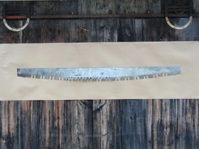 TWO MAN CROSSCUT Saw Perforated Lance Tooth 6 ft. Unused 2 Man Cross ...