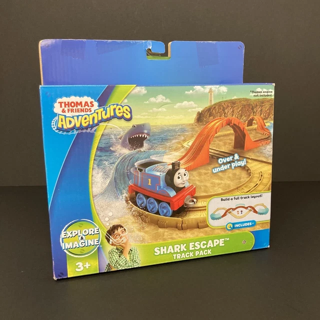 THOMAS & FRIENDS Adventures Shark Escape Track Pack Fisher Price Toys ...