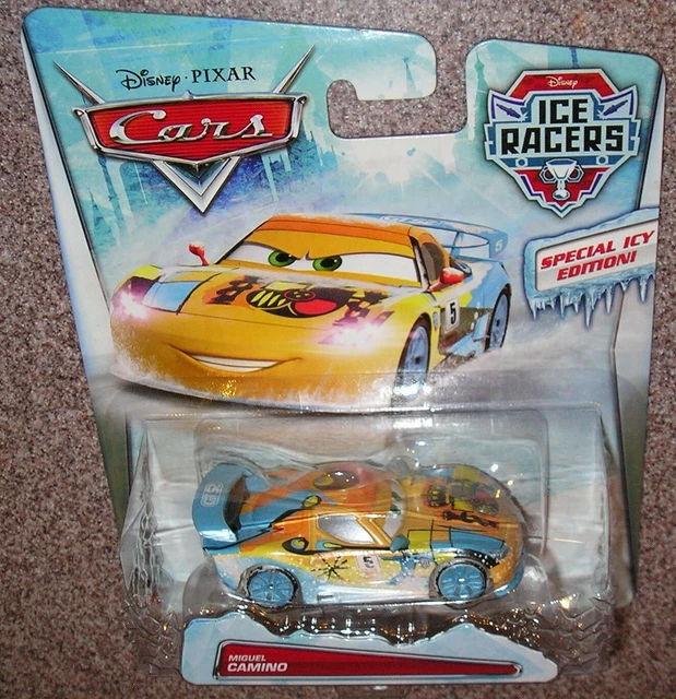 DISNEY PIXAR CARS Ice Racers Miguel Camino Die-Cast NIP Mattel CGX65 ...