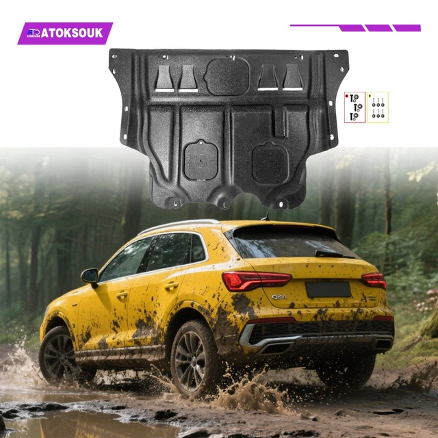 ENGINE SPLASH SHIELD For Audi Q3 2019-2024 Heavy Skid Plate W/Service ...