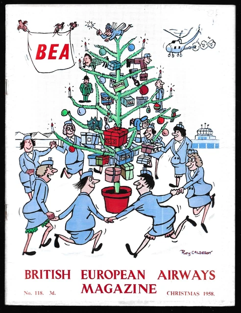 VINTAGE BEA BRITISH European Airways Magazine No.118 1958 £14.99 ...