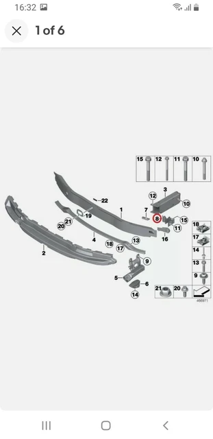 BMW 1' 2' 3' 4' Series F20 F21 F22 F23 Support For Front Axle Subframe ...