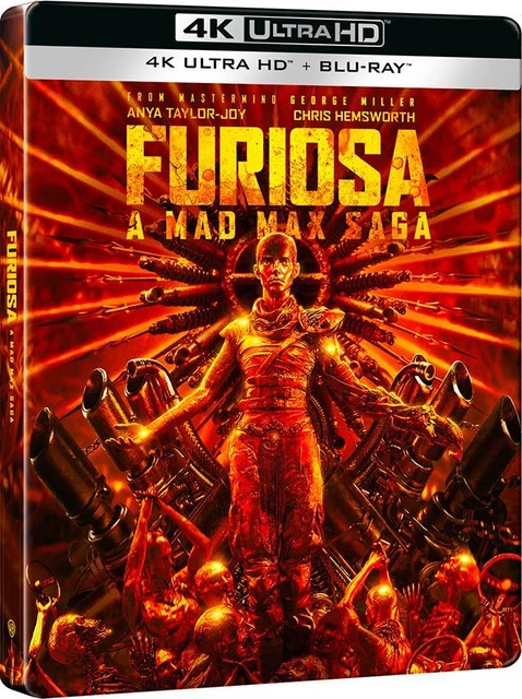 BLU-RAY 4K UHD Furiosa: A Mad Max Saga (Steelbook 3) (4K Ultra Hd + Blu ...