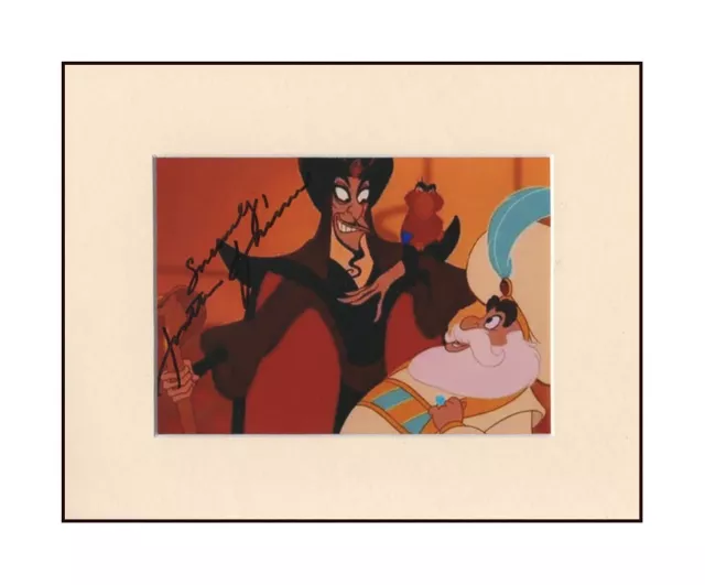 Jonathan Freeman Jafar Aladdin Disney Orig Signed Mounted Autograph