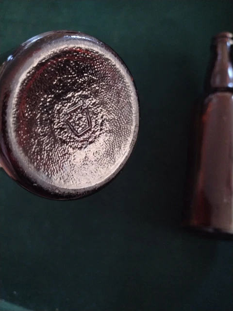 VINTAGE BROWN GLASS Bottles Keystone embossed $13.55 - PicClick CA