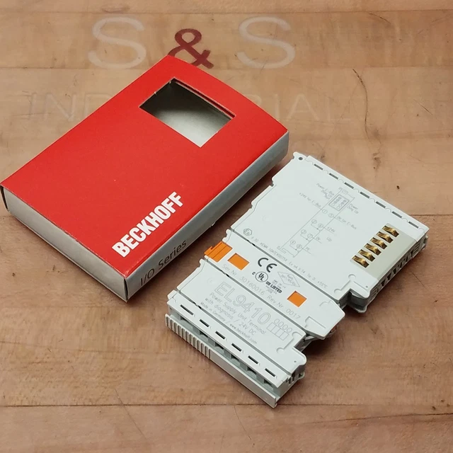 BECKHOFF EL9410 POWER Supply Terminal Module, 24V - NEW $41.97 ...