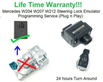 MERCEDES ELECTRONIC STEERING Lock ESL ELV Emulator Programming W204 ...