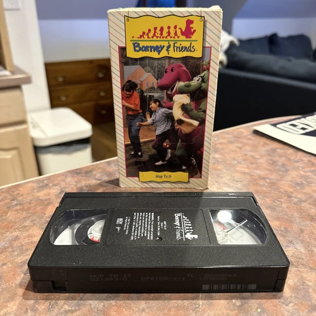 BARNEY & FRIENDS Hop To It VHS Tape 1992 Time Life Video Songs Cartoon ...