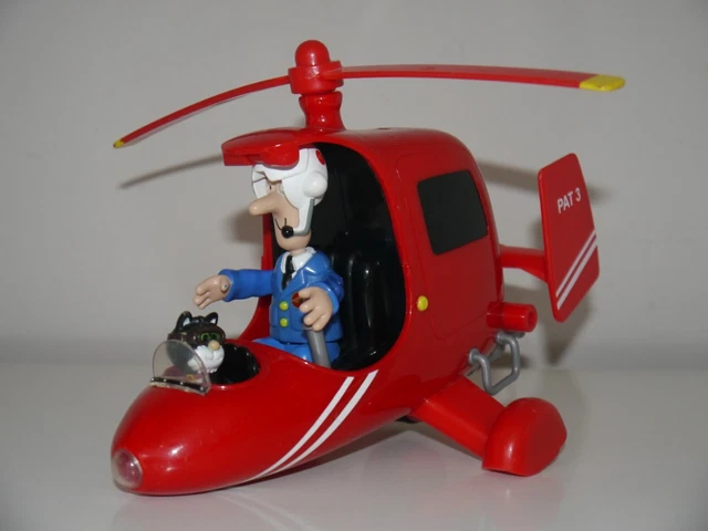 POSTMAN PAT TOYS Large Helicopter with Light & Sounds Pat & Jess ...