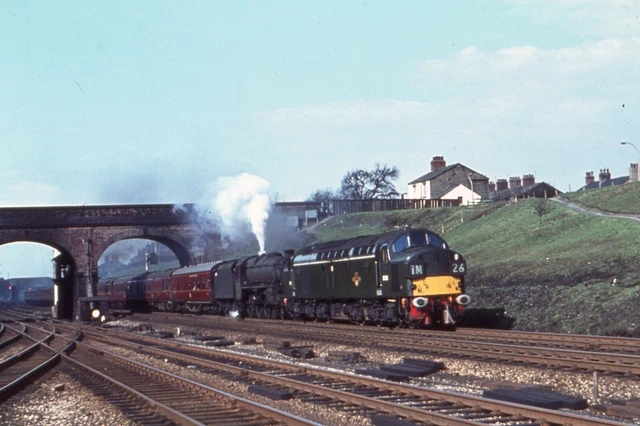 TRANSPORT RAILWAY COLOUR Rail Slide D338/Class 5 Farington Junction ...