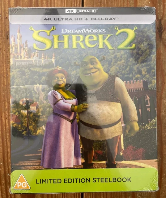 SHREK 2 LIMITED Edition 4K Steelbook Inc Blu-ray - Brand New Still ...