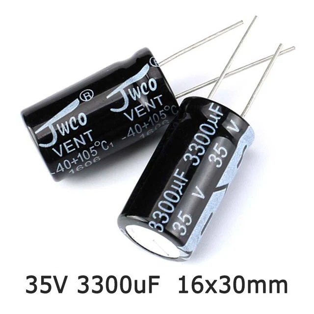 35V 3300UF HIGH Frequency Radial Aluminium Electrolytic Capacitors ...