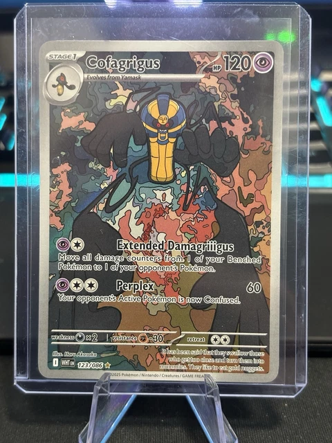 2025 COFAGRIGUS IR 123/086 SV: White Flare English PACK FRESH NM ...