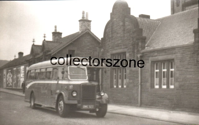 1966 MIDLAND SCOTTISH Bus BWG523 Leyland Tiger Perth Photo 5x3 In with ...