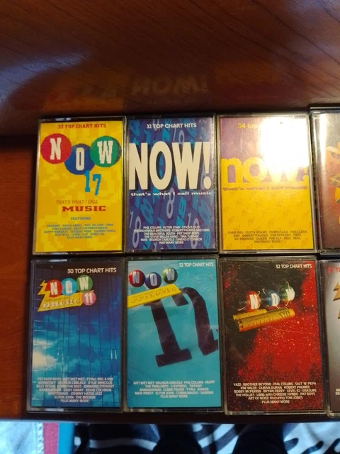 NOW THAT'S WHAT I Call Music cassette tapes 11,12,13,14,15,16,17,18,19 ...