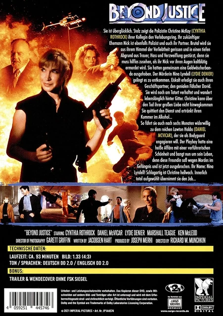 BEYOND JUSTICE - Uncut (DVD) Cynthia Rothrock Dale Jacoby Robert Miano ...