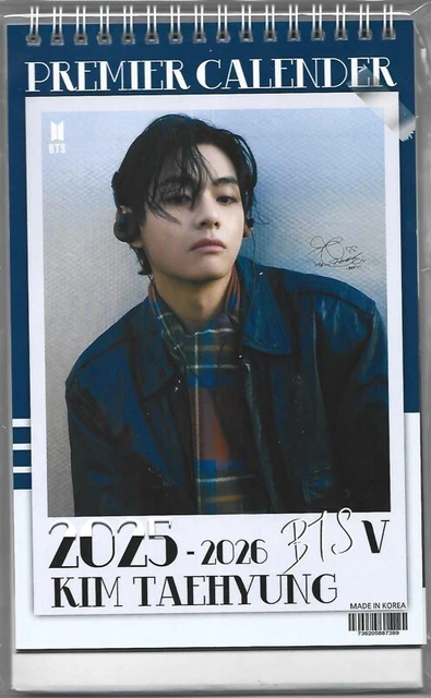 BTS V PHOTO Calendar Year 2025 & 2026 K-POP 2024.08-1 £26.40 - PicClick UK