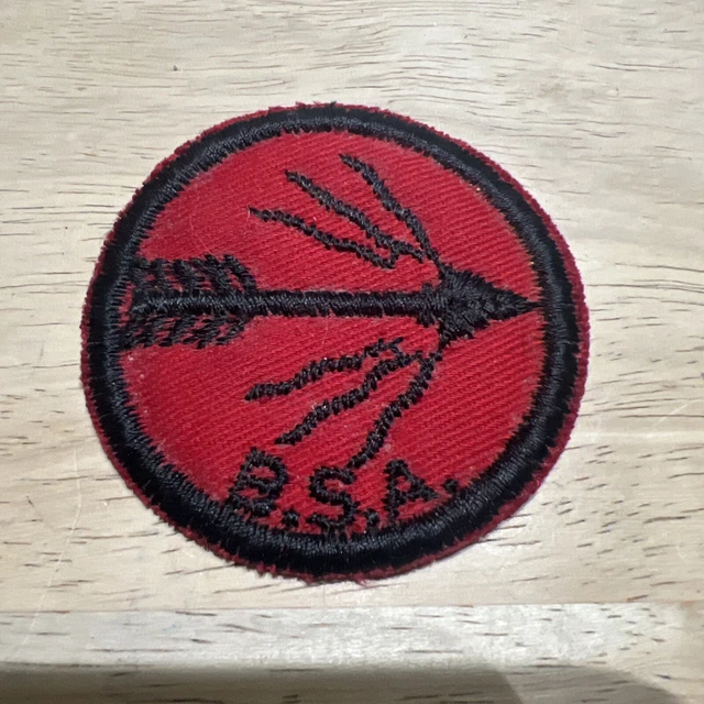 VINTAGE BSA FLAMING Arrow Patrol Patch Red And Black $5.99 - PicClick