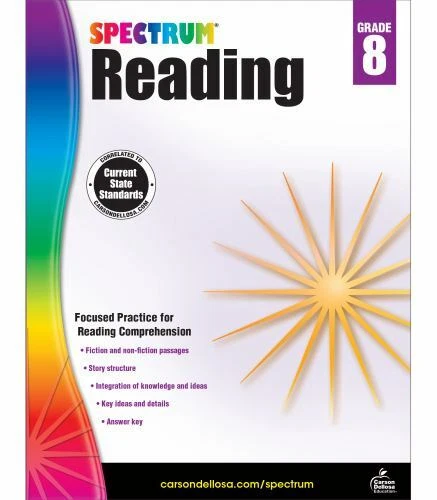 Reading Comprehension Workbooks 8th Grade
