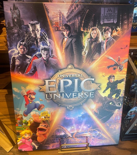 UNIVERSAL EPIC UNIVERSE Grand Opening Day Limited 200 Canvas Art Print ...
