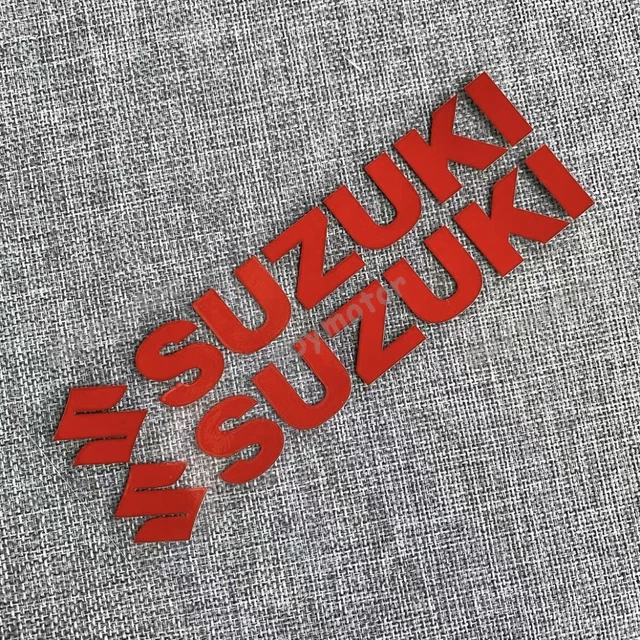 MOTORCYCLE FUEL TANK Emblem Decal for Suzuki Bike Track Badge ...