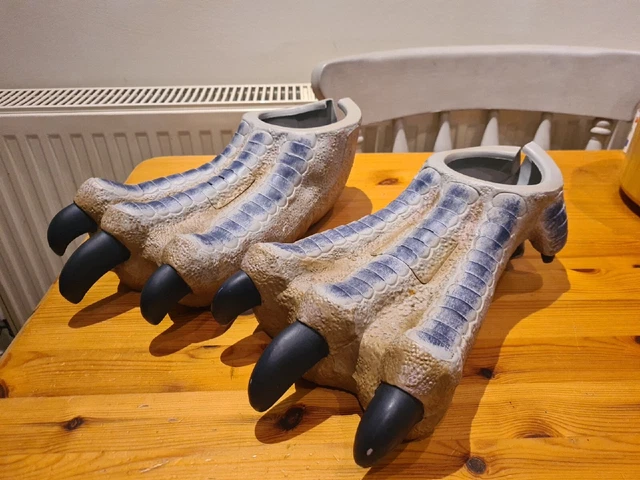 BBC WALKING WITH Dinosaurs Gorgon Stomping Feet With Sound Fancy Dress ...