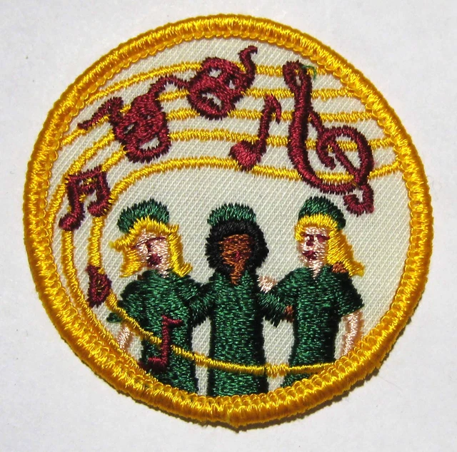 RARE GIRL SCOUT 1977-1979 SINGING PATCH First Non-Earned Fun NEW ...